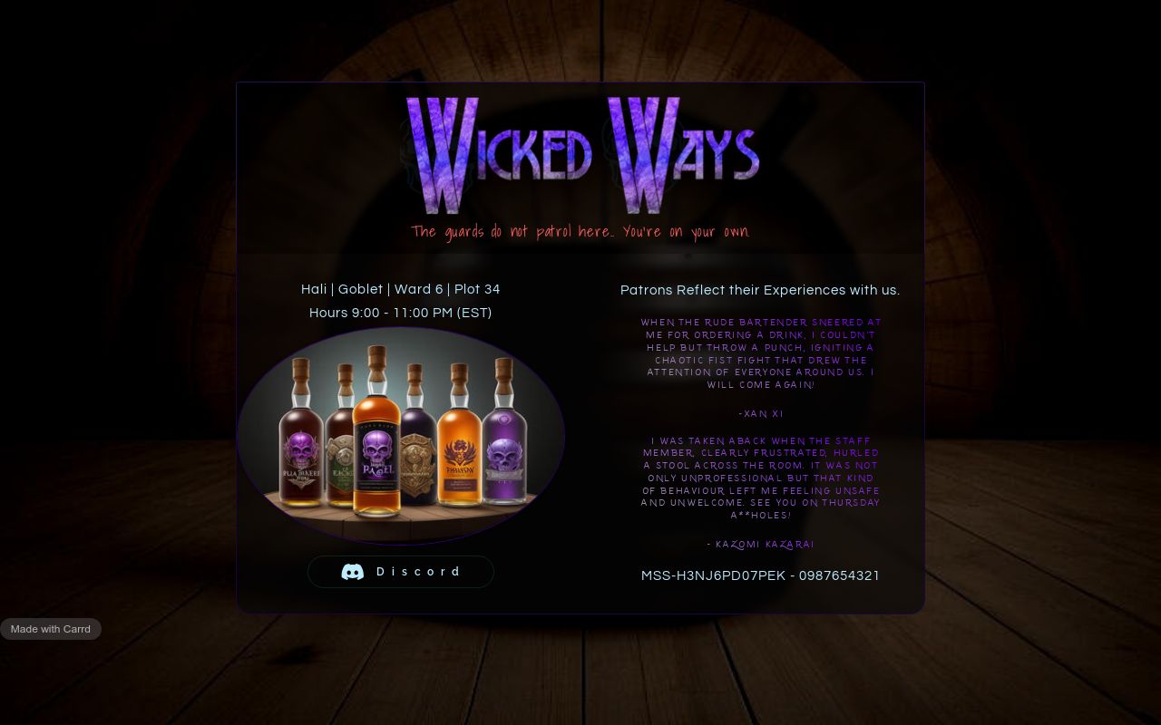 Wicked Ways Distillery